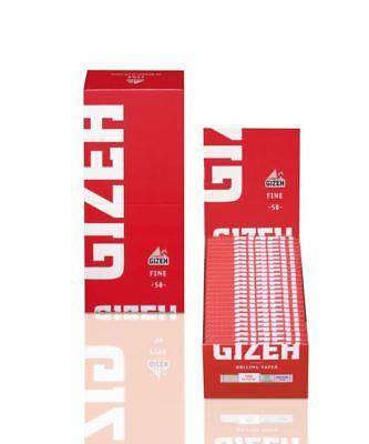 Home › Gizeh Rolling Papers Fine 18.5 g/m 50 Booklets of 50 Leaves Each ...